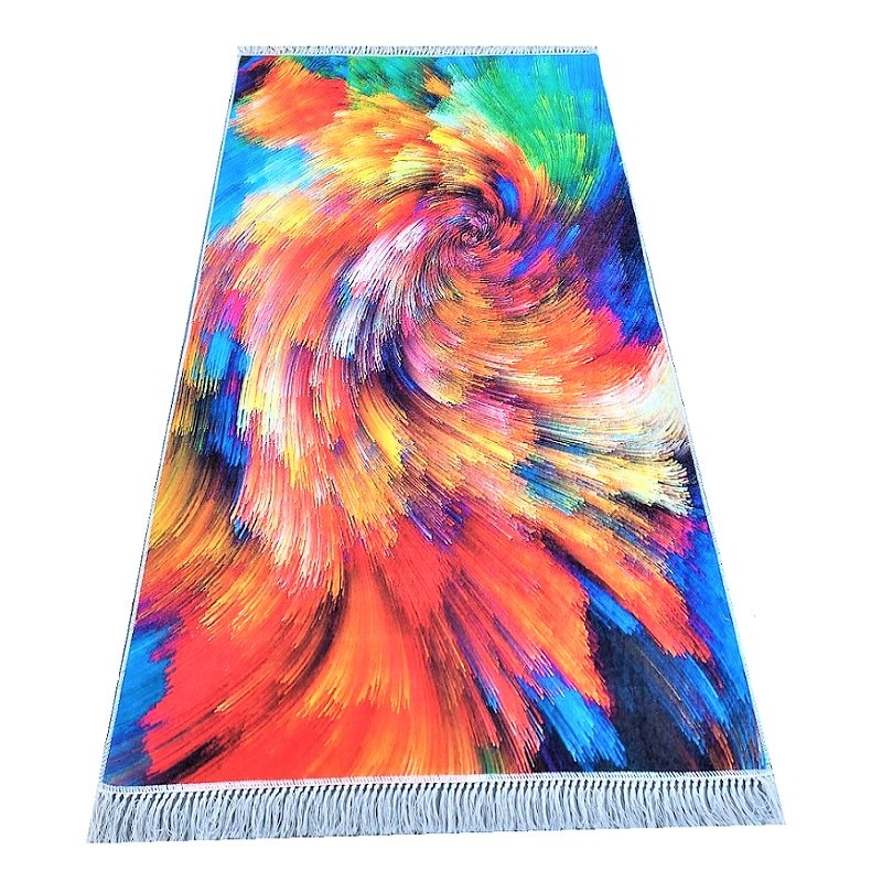 Covor Curcubeu, Antiderapant, 120 cm x 180 cm - eMAG.ro