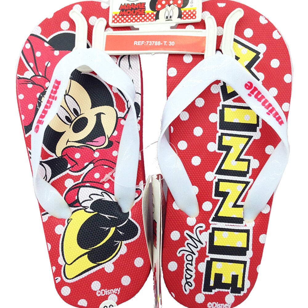 Slapi copii, Disney, Minnie Mouse, Eva, Rosu, 28 - eMAG.ro
