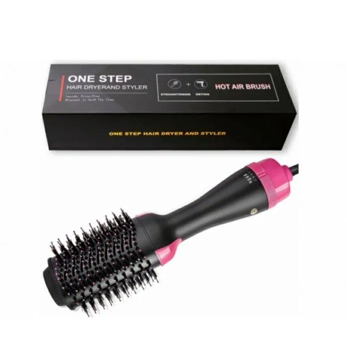 Perie de Par cu Aer Cald Electrica Fixa, One Step, Tehnologie Ionica ...