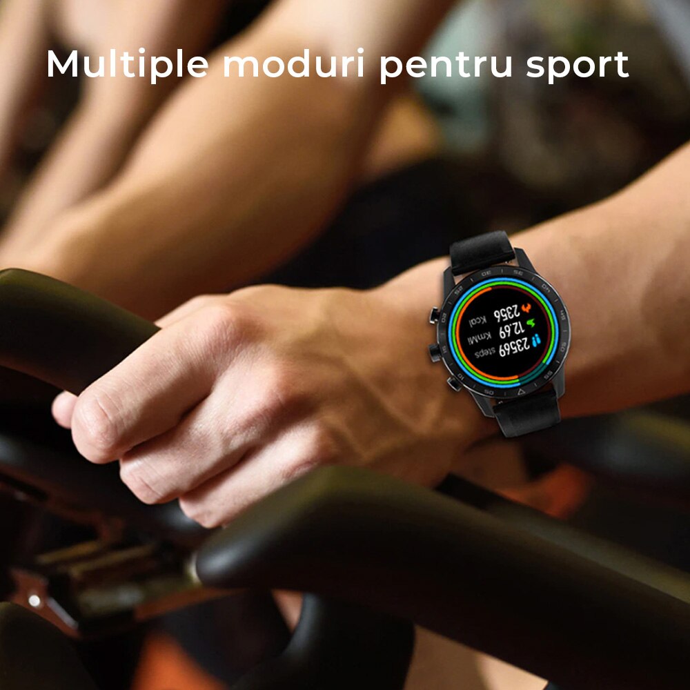 Ceas Smartwatch LUMAUDiO DreamTime 5+ cu Bratara Fitness, Apeluri ...