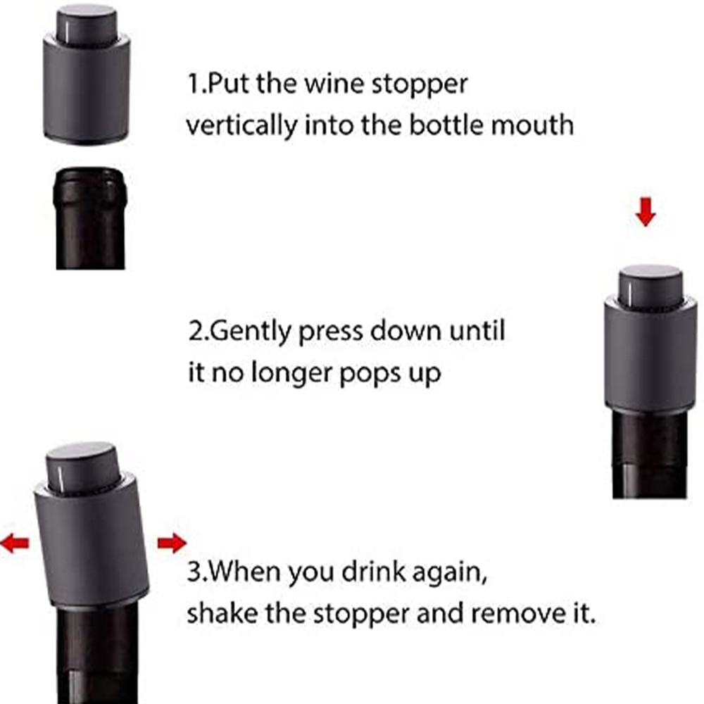 Dop Clever cu Vid pentru sticle de vin, Wine Stopper, Inregistrare Pe ...