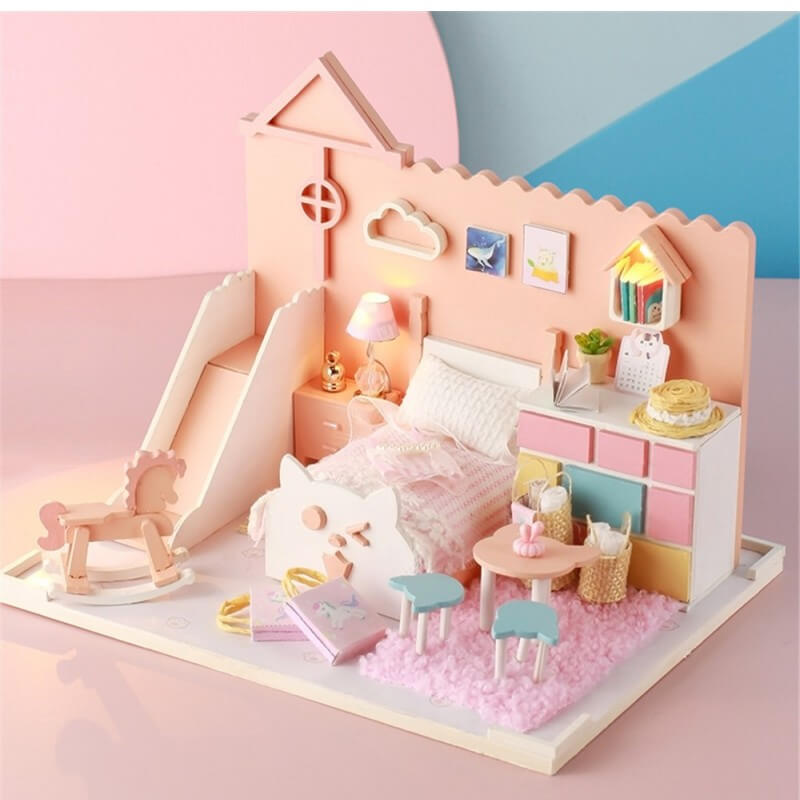 Camera pentru copii de asamblat, Meow Meow Mia, Multicolor - eMAG.ro