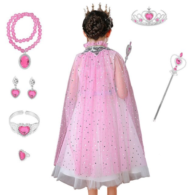 Set costum printesa, SWISSANT, Poliester, Marime universala, Roz - eMAG.ro