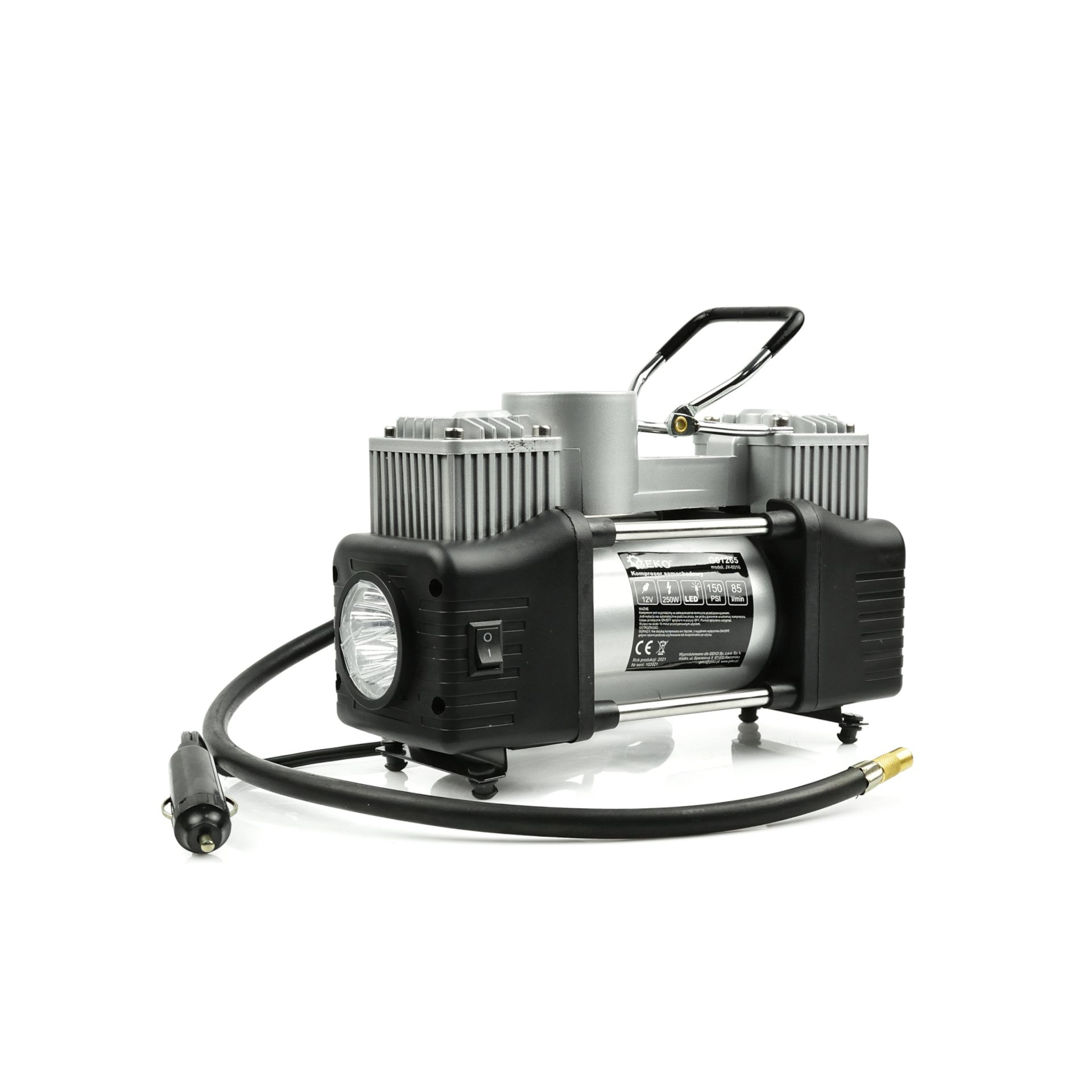 Compresor auto, 12V, 250W, Geko G01265 - eMAG.ro