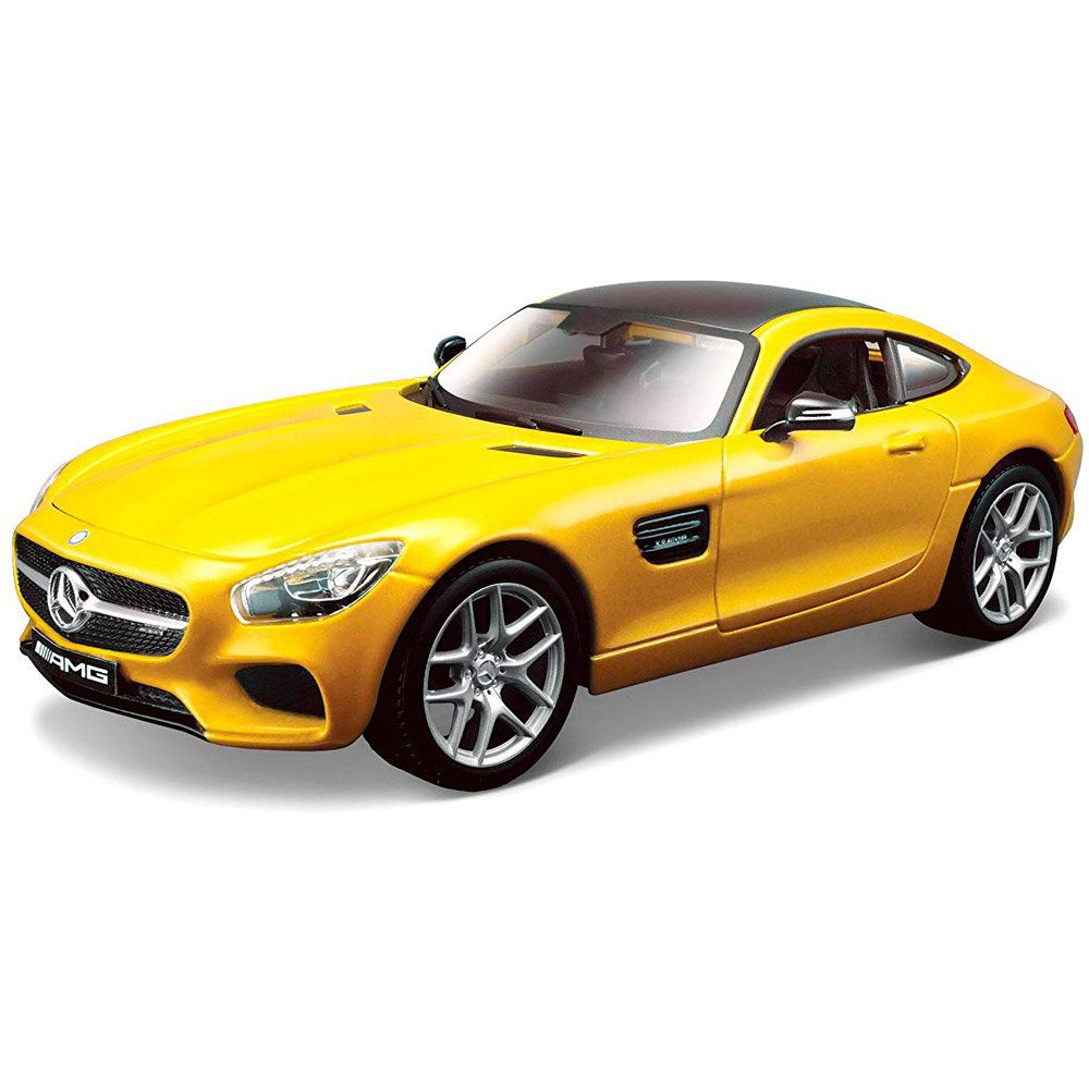 Masina Mercedes Benz AMG GT, Maisto, Metal, Galben - eMAG.ro