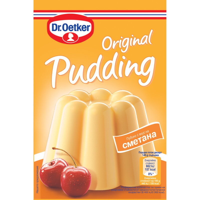 Пудинг Сметана Dr. Oetker, 40 г - eMAG.bg