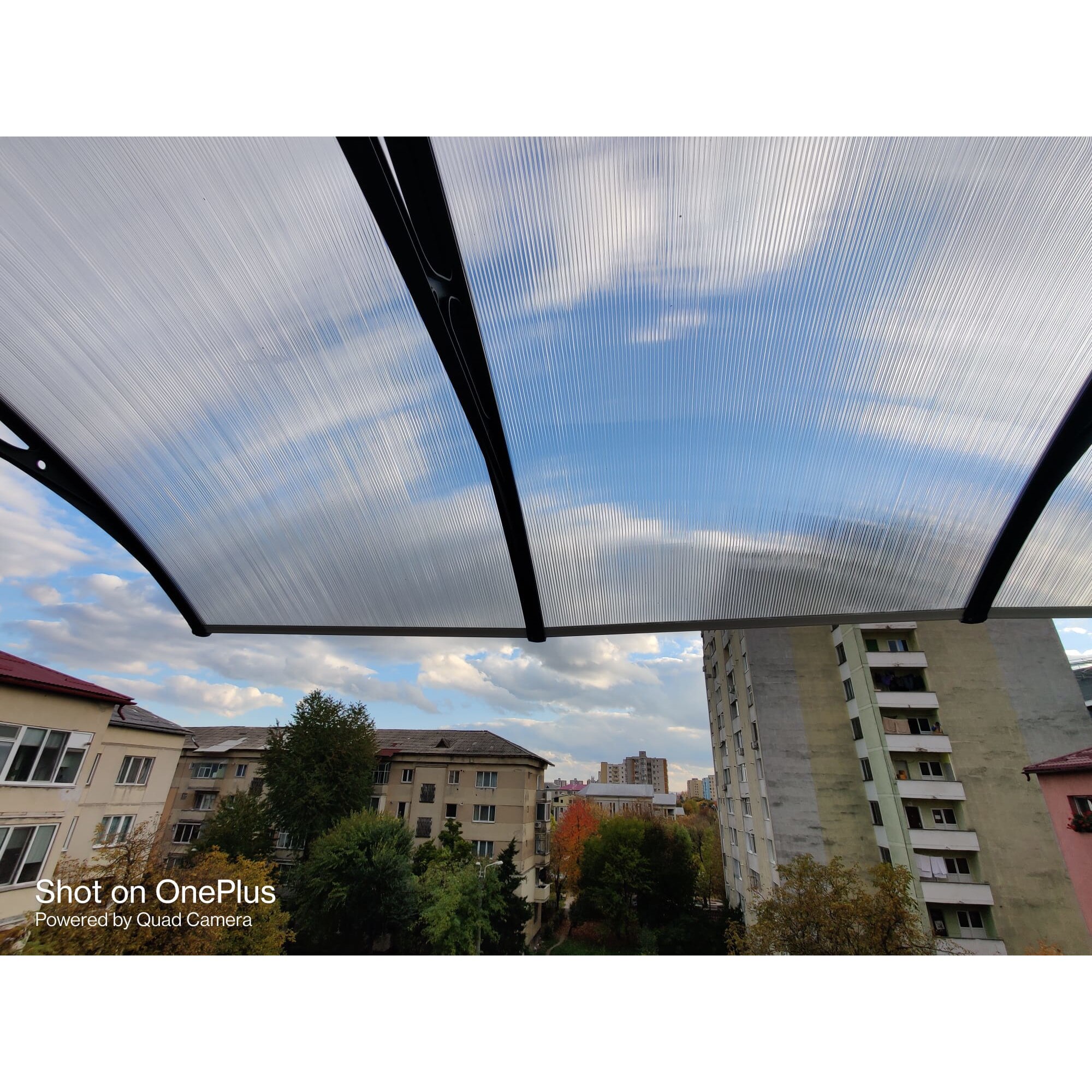 Copertina, marchiza modulara, Policarbonat celular, Clar/Transparent ...