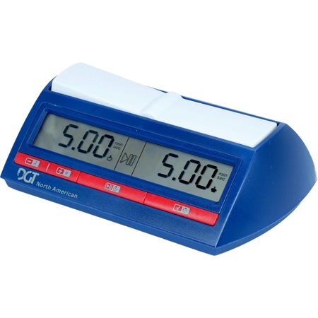 Ceas sah digital, DGT, albastru/alb - eMAG.ro