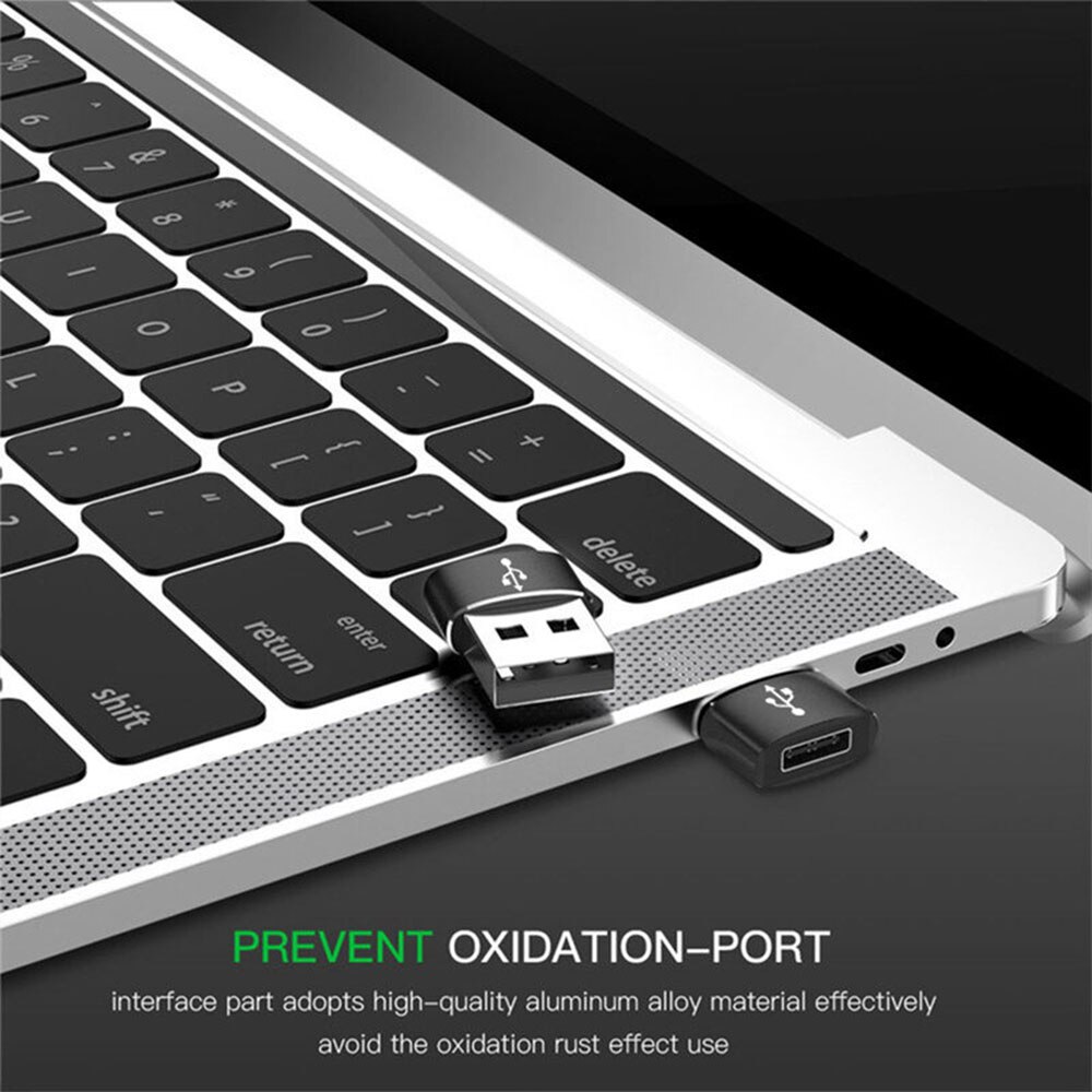 Adaptor OTG la mufa USB Type-C, Tip Conector USB, Mic si Portabil, Plug ...