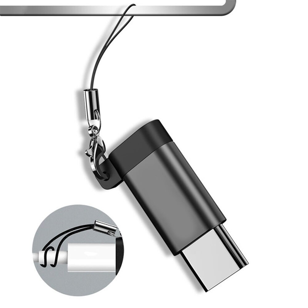 Adaptor OTG Micro USB la mufa USB Type-C, Mic si Portabil, Plug and ...