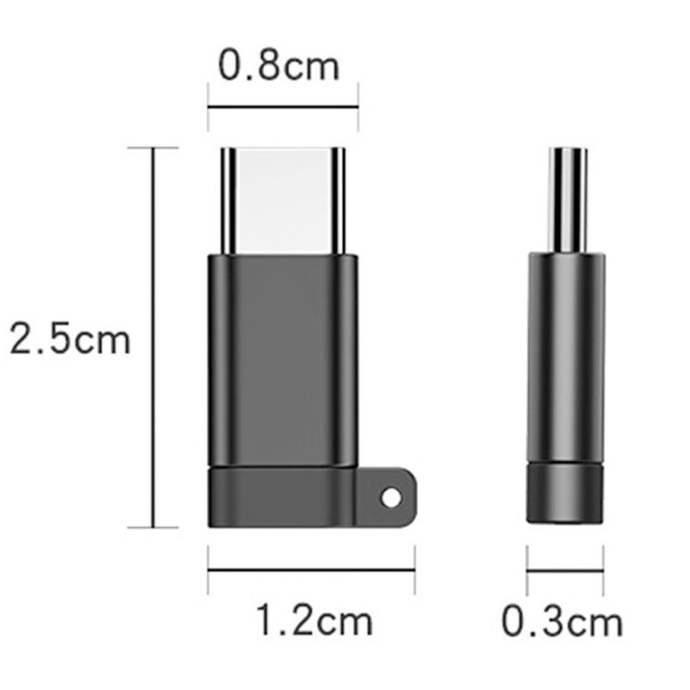 Adaptor OTG Micro USB la mufa USB Type-C, Mic si Portabil, Plug and ...