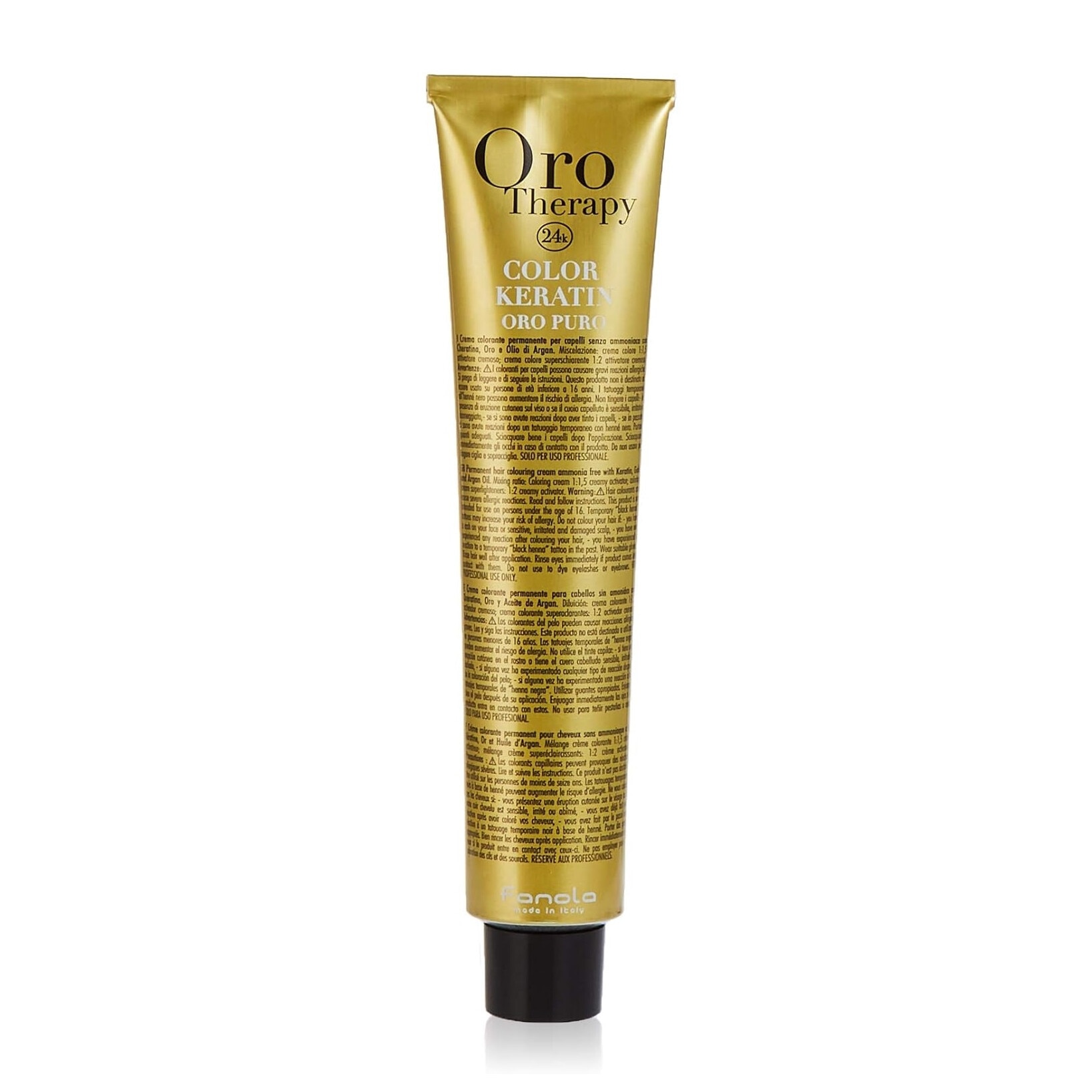 ORO THERAPY COLOR KERATIN Vopsea permanenta 10.0 blond platinat 100 ml ...