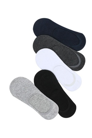 Set 10 perechi sosete invizibile/talpici cu silicon - eMAG.ro