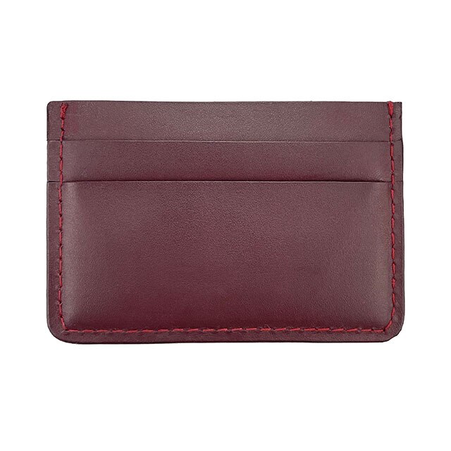 Portofel port card clasic Piele Naturala Visiniu Conturis - eMAG.ro