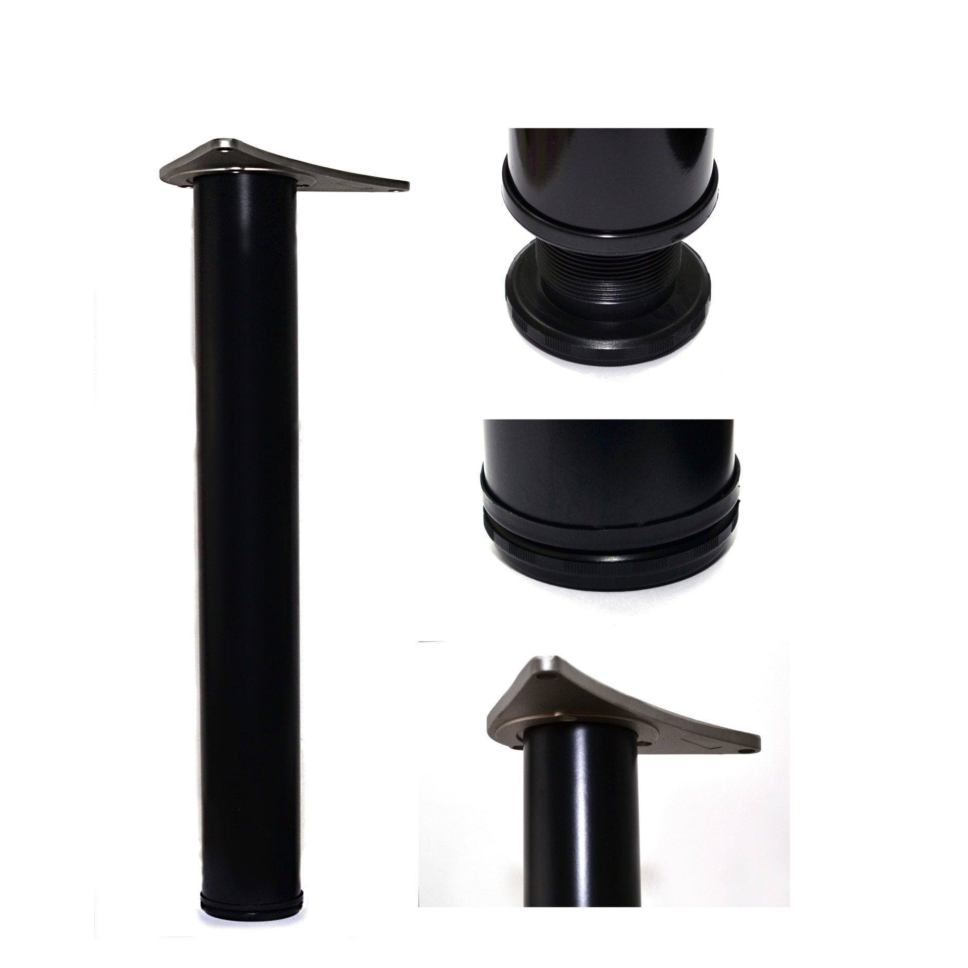 Picior pentru Masa de Birou Reglabil Superioara 60mm 710mm Negru - eMAG.ro