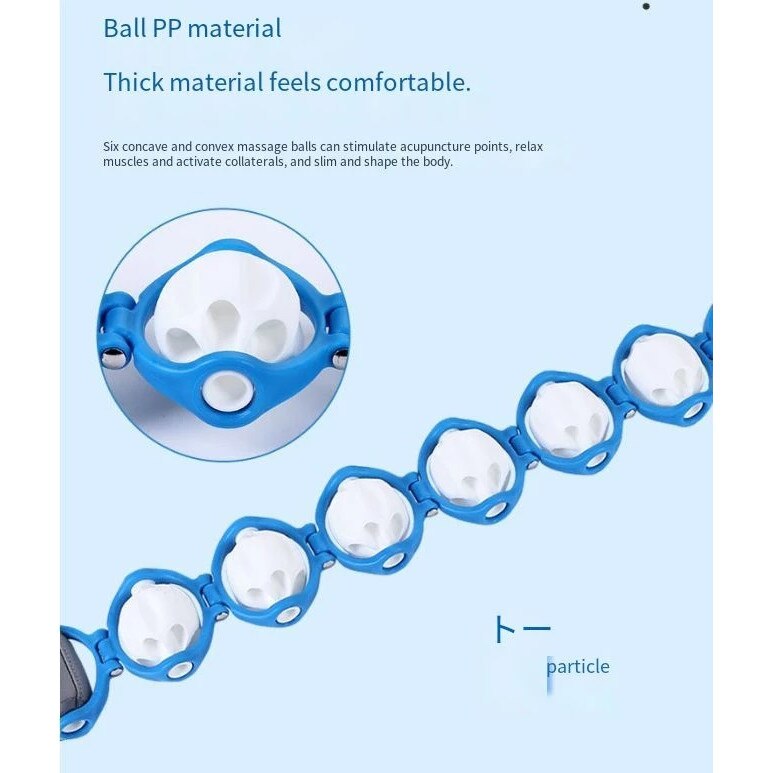 Banda Roller pentru tonifiere si relaxare spate, cervical 120 cm - eMAG.ro