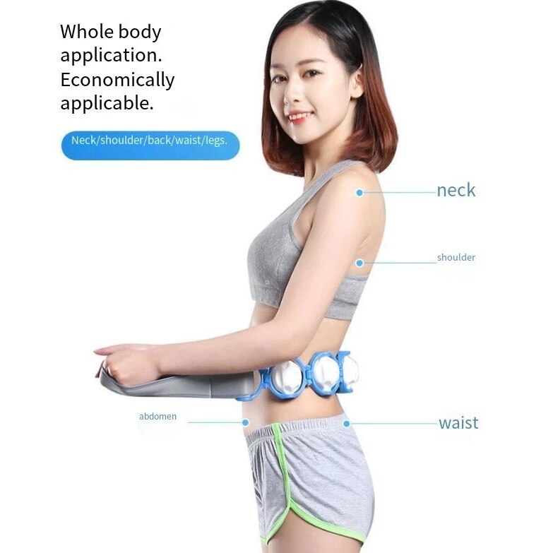 Banda Roller pentru tonifiere si relaxare spate, cervical 120 cm - eMAG.ro