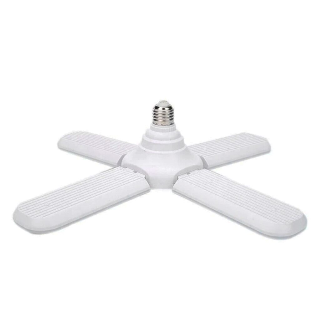 Bec LED cu 4 Brate Pliabile, Putere 60 W, Baza E27, Lumina Rece - eMAG.ro