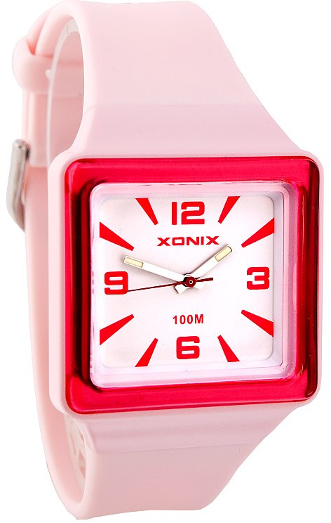 Ceas analog Xonix, Roz deschis, antialergic, WR 100 m, pentru femei si ...