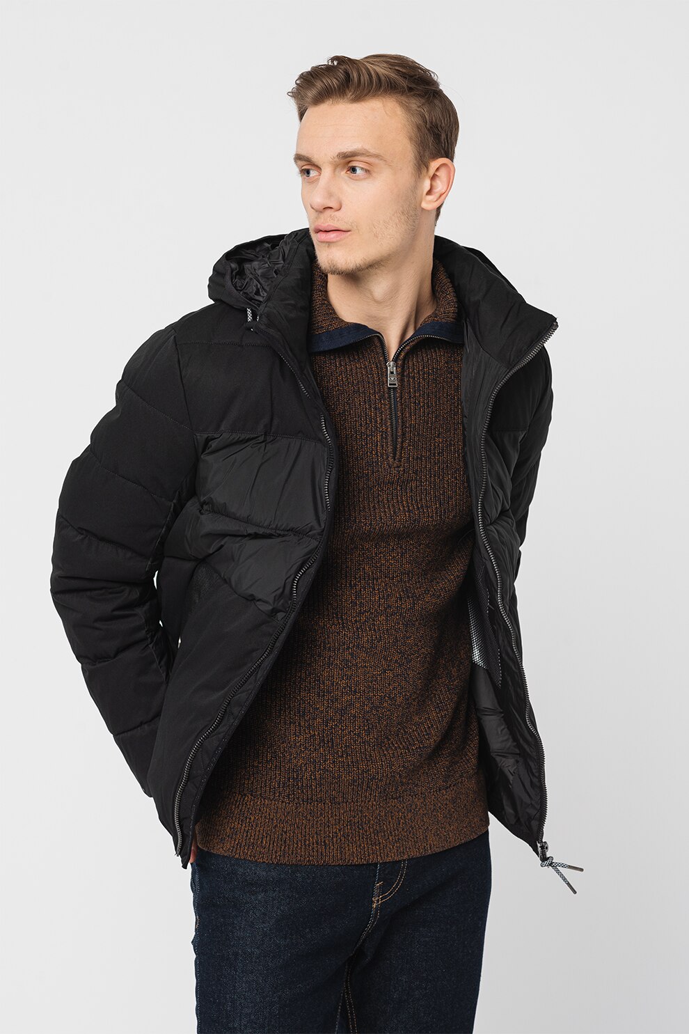 Tom Tailor, Geaca matlasata cu gluga - eMAG.ro