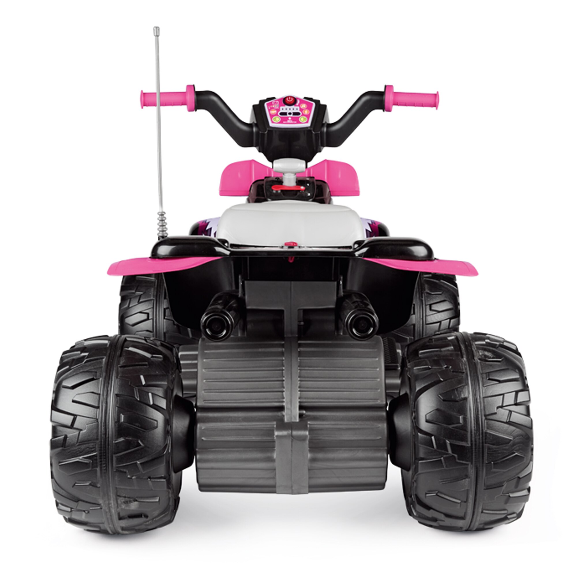 ATV, Peg Perego, Corral T-Rex, 330W, 12V, 3 ani +, Roz / Negru - eMAG.ro