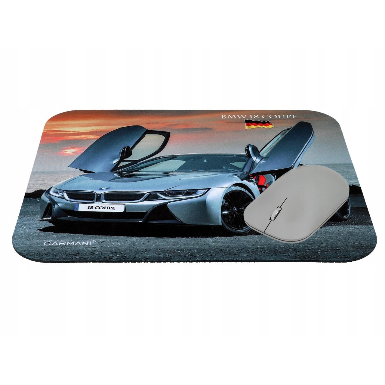 Mousepad BMW I8 Coupe 2018, Carmani, 18x22 cm, Multicolor - eMAG.ro