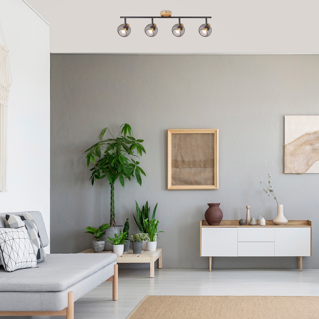 Lustra Rabalux Grendel 3130, 4xE14, 4xMAx 40W, IP20, 75.5cm, Metal ...