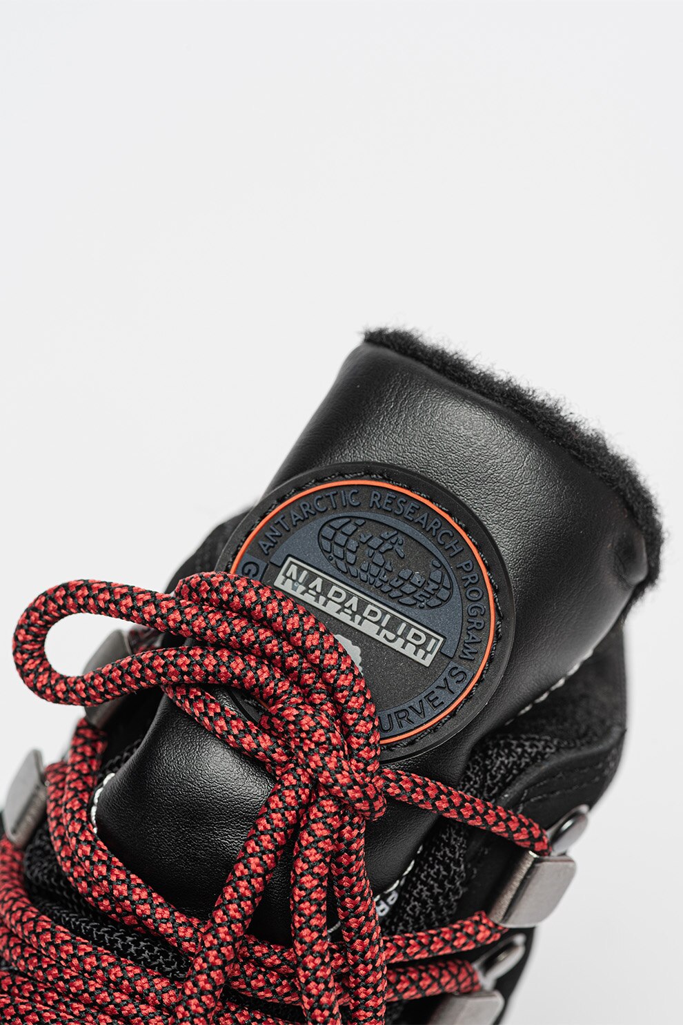 Napapijri, Ghete cu logo contrastant pe spate Rock, Negru, 43 - eMAG.ro