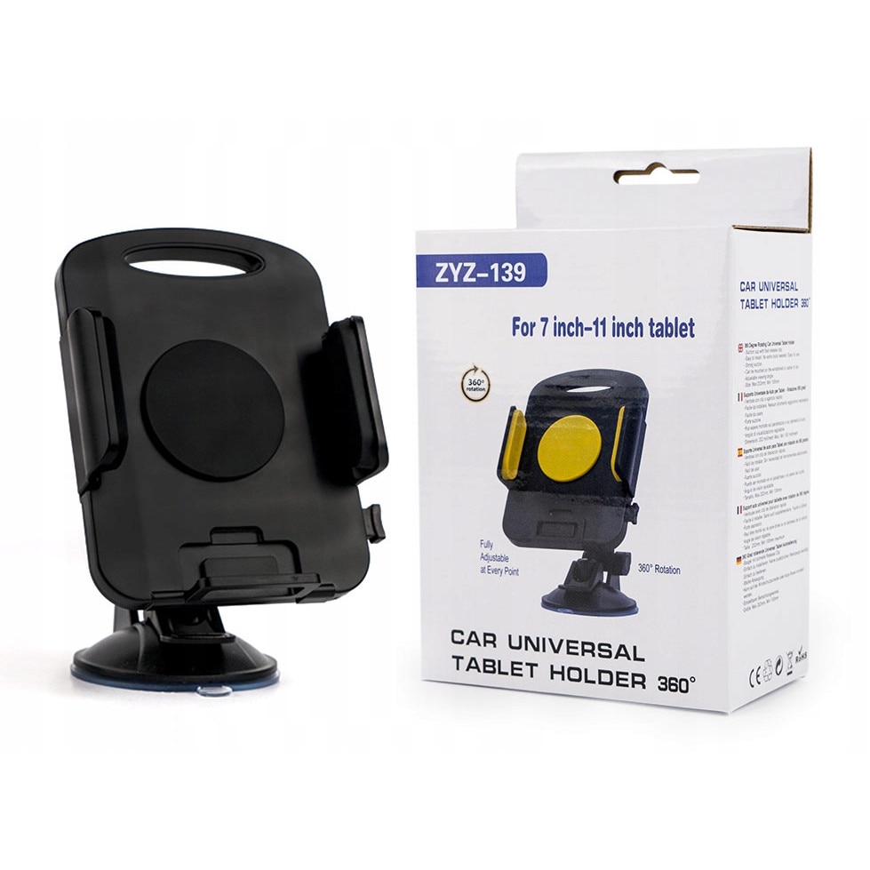 Suport auto pentru smartphone/tableta, Plastic, Negru - eMAG.ro