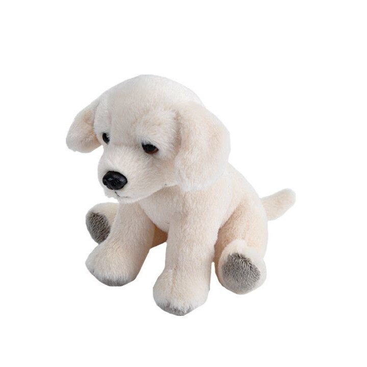 Catel Labrador Alb - Jucarie Plus Wild Republic 13 cm - eMAG.ro