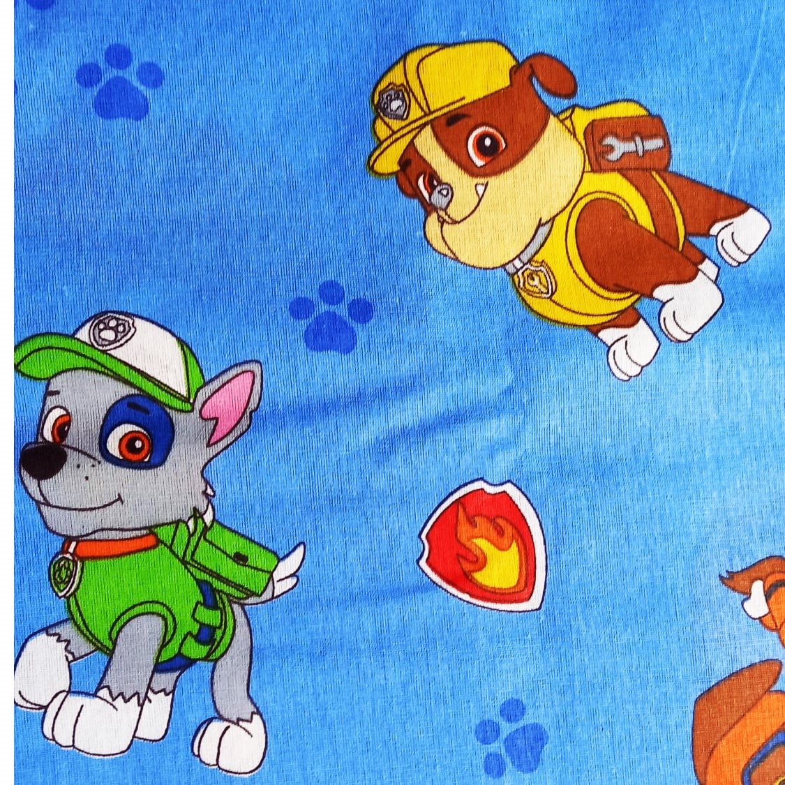 Lenjerie pat, 3 piese MCF, patrula catelusilor, multicolor 90x200 cm ...