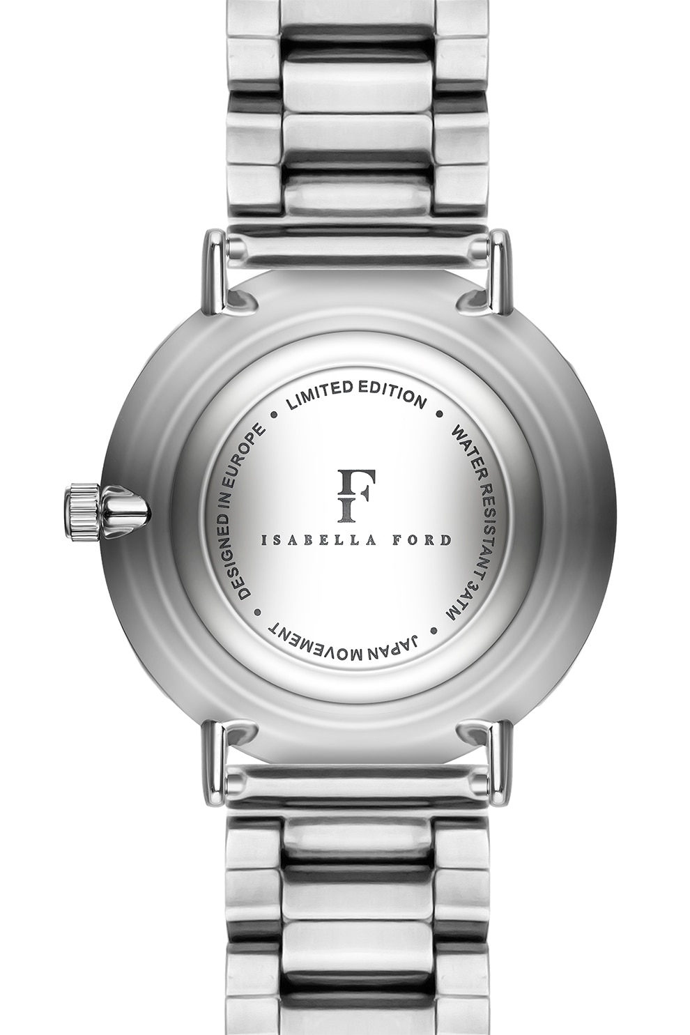 Isabella Ford, Ceas quartz cu diamant, Argintiu - eMAG.ro