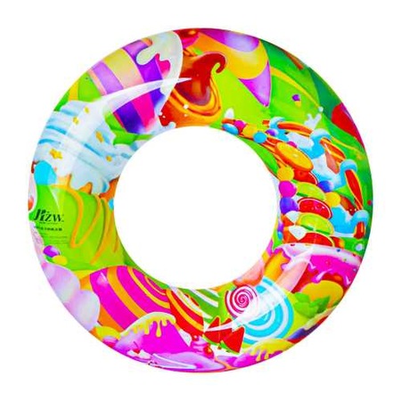 Colac baie gonflabil, pentru copii, viu colorat, 60 cm - eMAG.ro