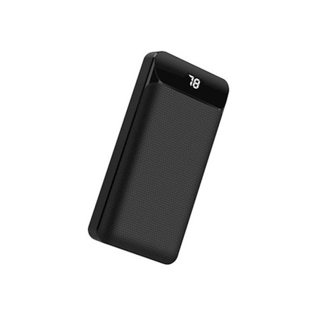 Външна преносима батерия XO PB90 10000 mAh, цифров дисплей, черен - eMAG.bg