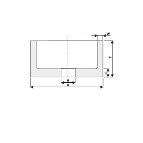 Corp abraziv tip oala cilindrica pentru polizor, Carbochim, En 40 K 7 C ...