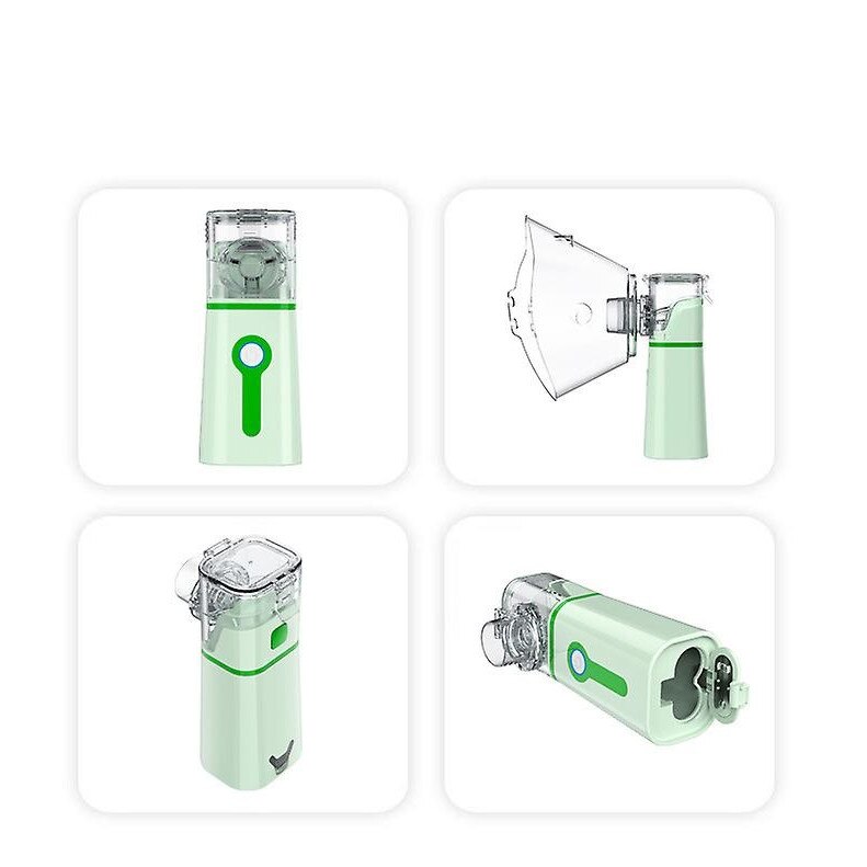 Aparat aerosoli, nebulizator mini portabil ultrasonic silentios, tehnologie Mesh, 0.4ml/min ...