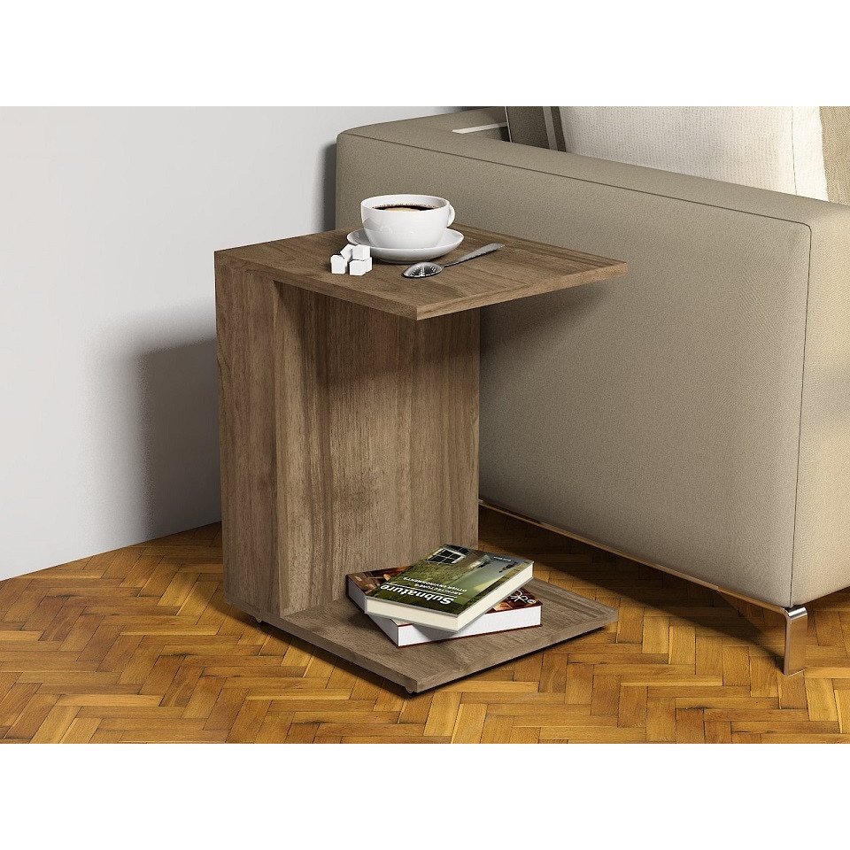 Masuta cafea Jour 35 x 45 x 57.4 cm, Nuc - eMAG.ro