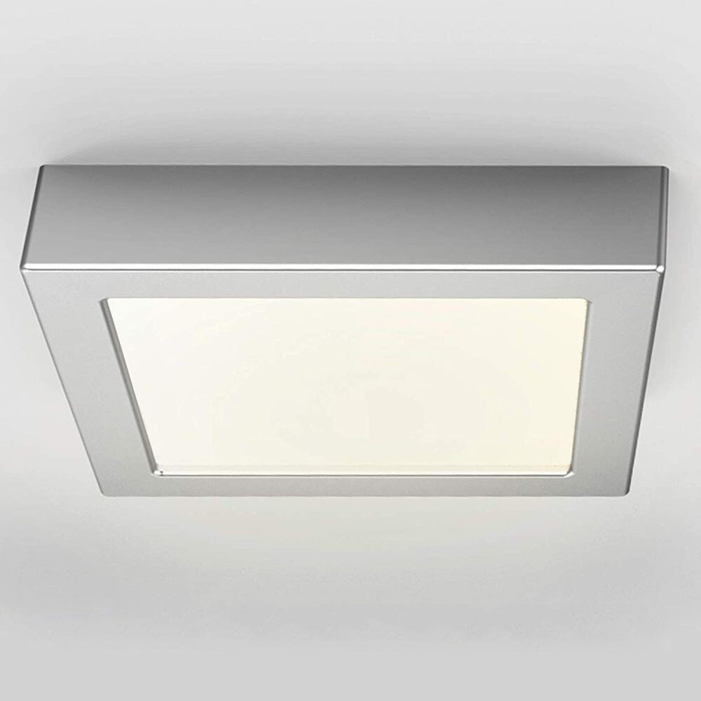 Plafoniera LED, Osram, Patrata, 1800 Lm, 15W,CCT, 17x 2.5 cm, Aluminiu ...