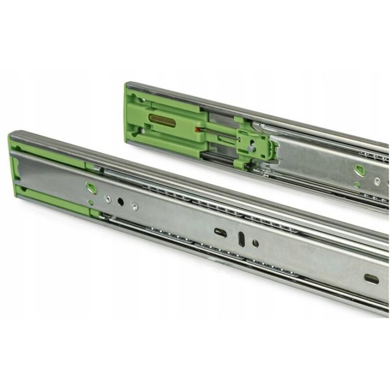 Set 2 sine pentru sertare, Metal, 300mm, Argintiu/Verde - eMAG.ro