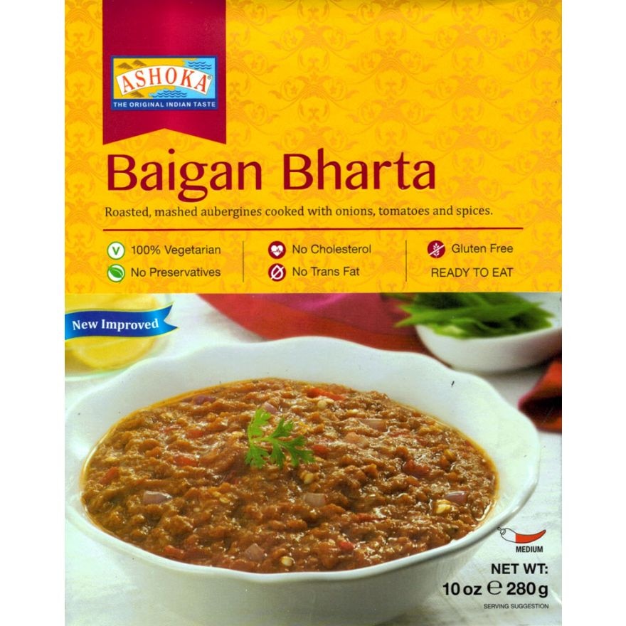 Mancare instant, Baigan Bharta gata 280g - Ashoka - eMAG.ro