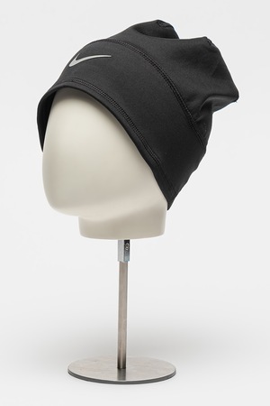 Nike, Шапка за бягане Skully с лого, Черен - eMAG.bg