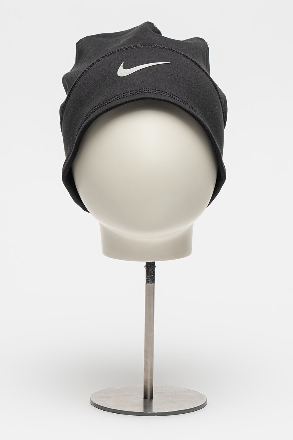 Nike, Шапка за бягане Skully с лого, Черен - eMAG.bg