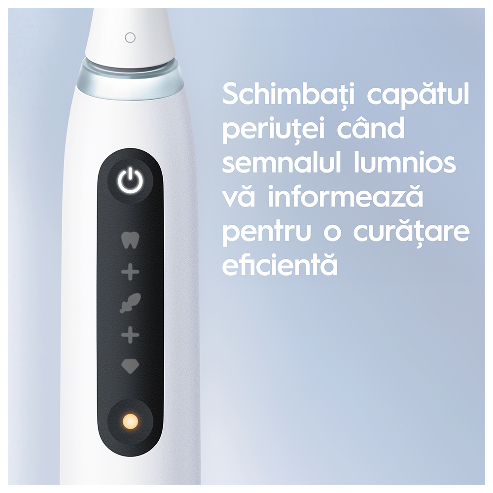 Periuta de dinti electrica Oral-B iO5 cu Tehnologie Magnetica si Micro-Vibratii, Inteligenta ...