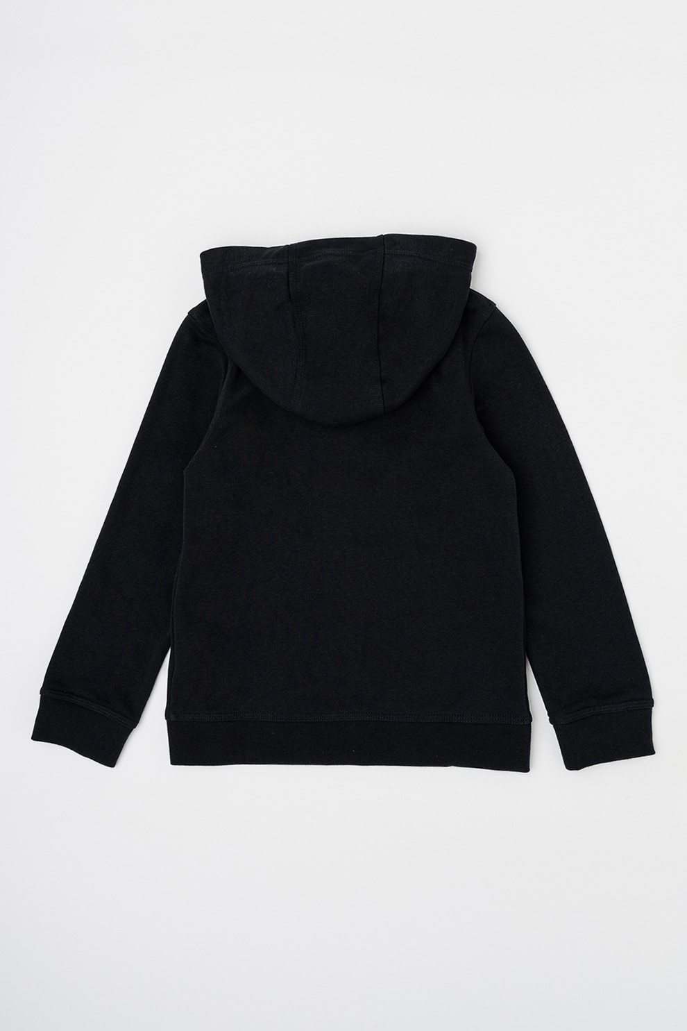 Nike, Hanorac din amestec de bumbac cu fermoar, Alb, Negru, 158-170 CM ...