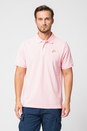 Nike, Tricou polo de bumbac pique Matchup, Roz, XL - eMAG.ro