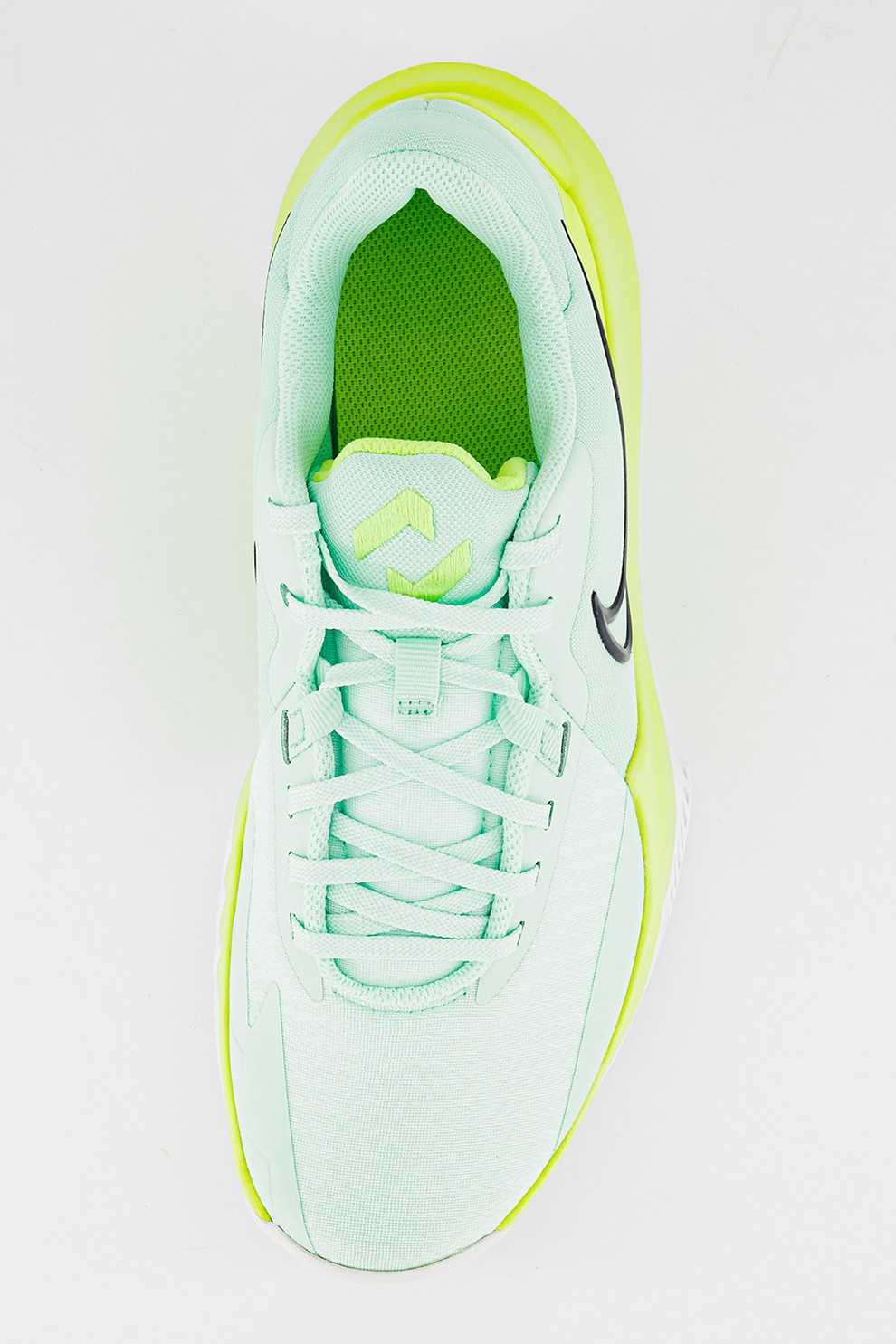 Nike, Pantofi low-cut, pentru baschet Precision VI, Verde lime, Verde ...