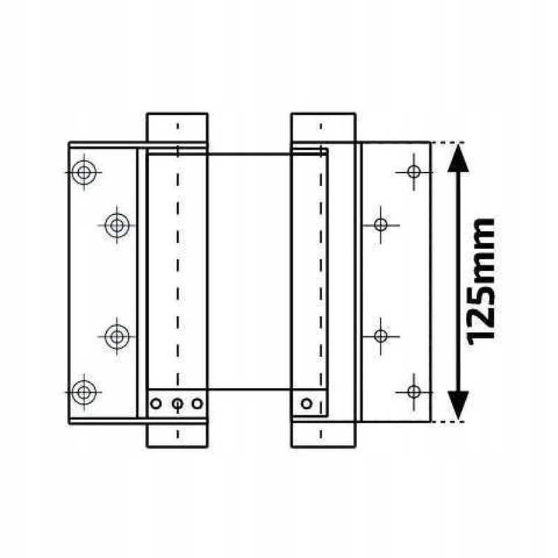 Balama batanta pentru usi, Inox, 125 mm, Argintiu - eMAG.ro