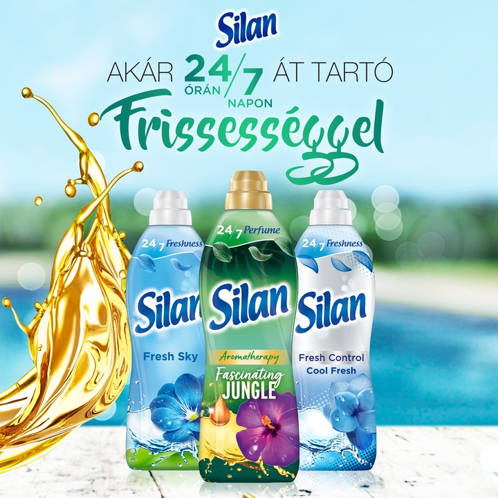 Silan Aromatherapy Fascinating Jungle öblítő, 62 mosás, 1364ml - eMAG.hu