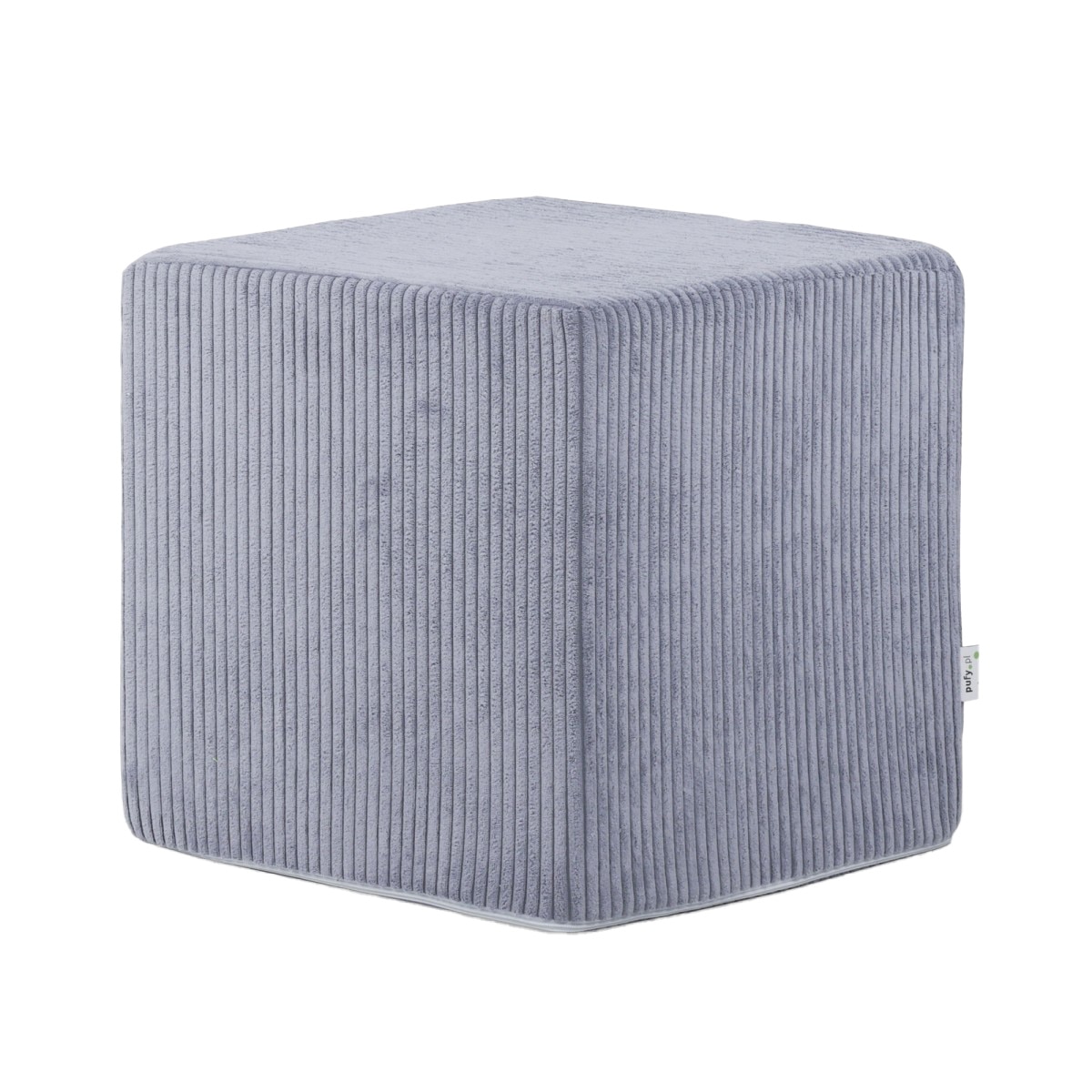 Cube puff fotel, 40x40, Velúr, Szürke - eMAG.hu