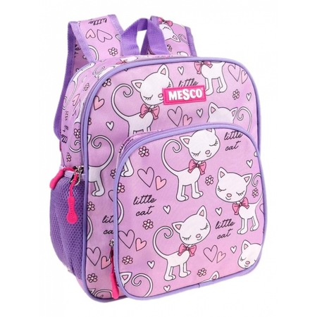 Ghiozdan gradinita Mesco Little Cat, 2 compartimente, 32 x 26 x 10 cm ...